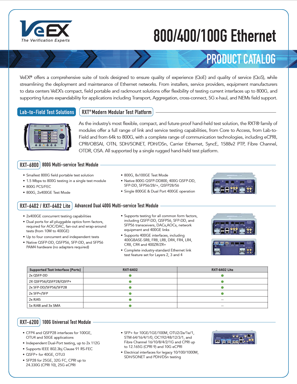 VeEX Inc. | The Verification EXperts